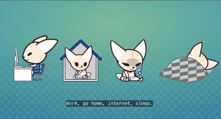 Aggretsuko Fenneko - 1448x783 Wallpaper - teahub.io