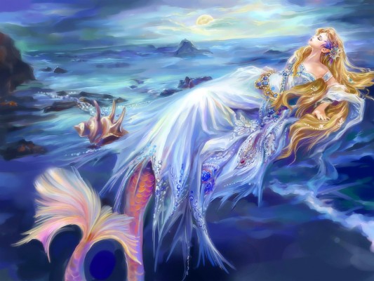 Goddess Of Mermaid - 1600x1200 Wallpaper - teahub.io