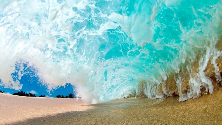 Water Wave Beach Background - 1920x1080 Wallpaper - teahub.io