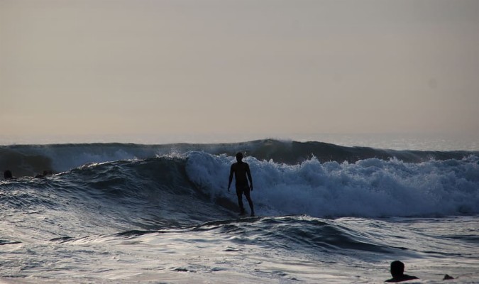 Indonesia, Bali, Silhouette, Waves, Surf, Figure, Ocean, - Sea ...
