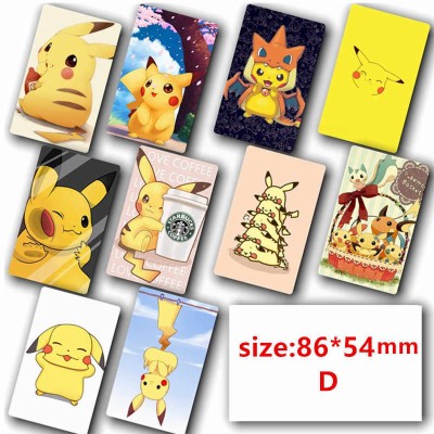 10pc/l Pokemon Card Sticker For Credit Card Decorations - Ic カード ステッカー ...