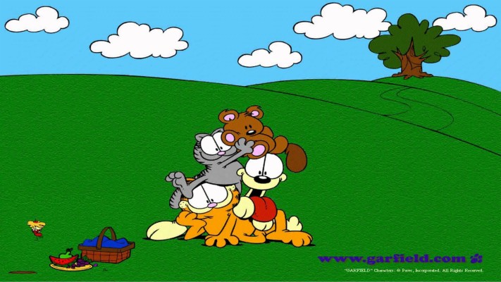 98 Animated Garfield Wallpaper - Garfield Odie Y Telma - 1920x1080 ...