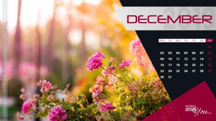 December 2019 Hd Desktop Calendar Wallpaper - December Desktop Calendar ...