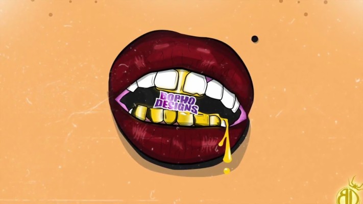 Drawn Teeth Mouth Grill - Mouth With Grillz Drawing - 1024x731 ...