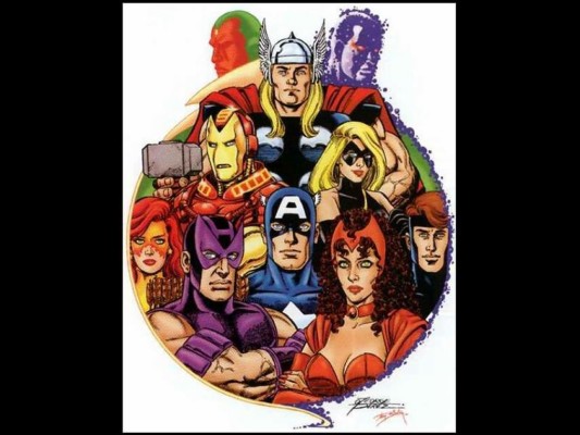 Avengers By George Perez - 1024x768 Wallpaper - teahub.io