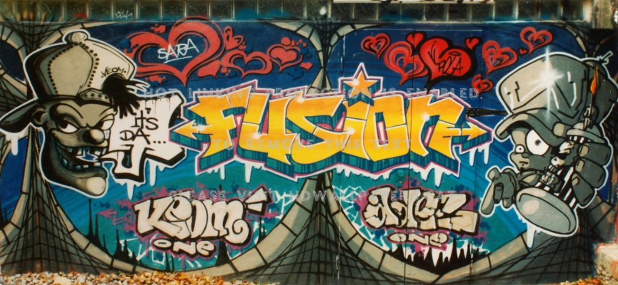 Fusion Art Spray Street Graffiti Paint Tag - Graffiti - 1661x768 ...