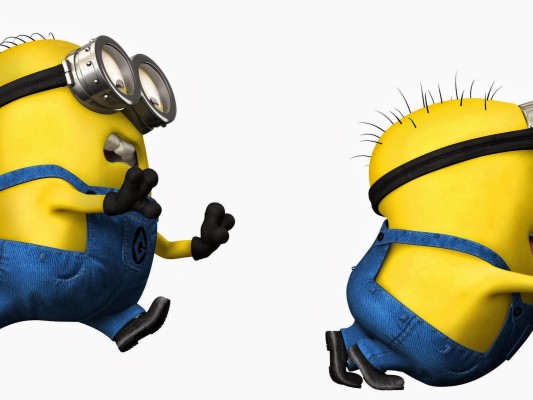 Minions Chasing Each Other - 1600x1200 Wallpaper - teahub.io
