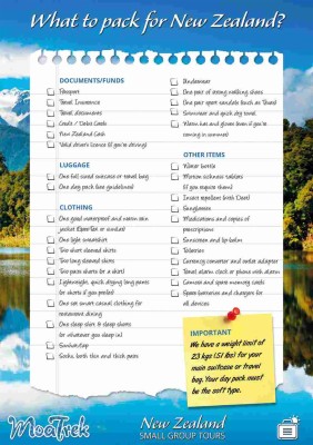 New Zealand Packing Checklist - 1000x1415 Wallpaper - teahub.io