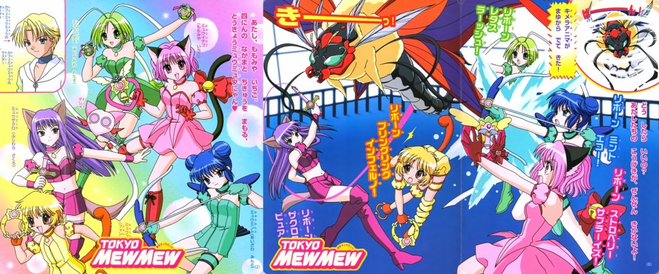 Tokyo Mew Mew A La Mode - Cartoon - 1064x900 Wallpaper - teahub.io