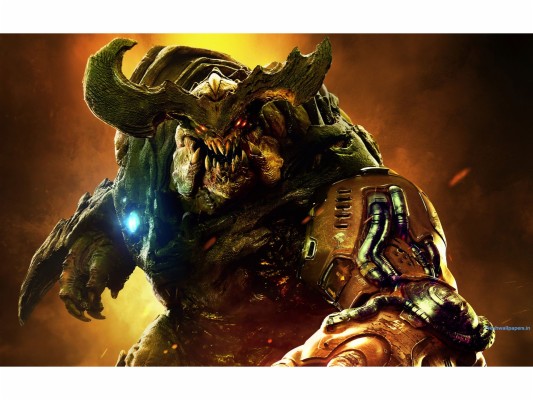 Doom 2016 Cyberdemon Art - 1600x1200 Wallpaper - teahub.io