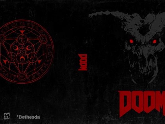 Doom Game Wallpaper - Runes Doom Demon Writing - 1024x768 Wallpaper ...