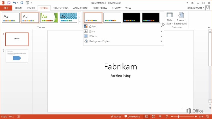 Design Tab Powerpoint 2013 - 1280x720 Wallpaper - teahub.io
