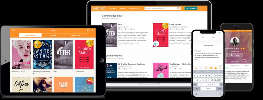 Wattpad Home Page - 1125x430 Wallpaper - teahub.io