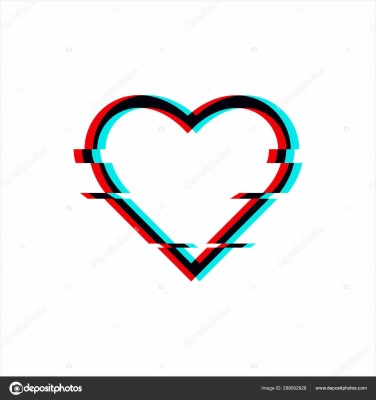 Glitch Heart - 1600x1700 Wallpaper - teahub.io