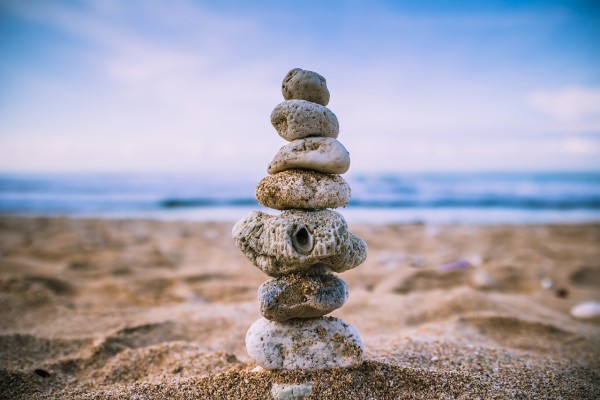 Beach, Balance, Wallpaper, Rock, Sand, Stacked, Stones - Stacked ...
