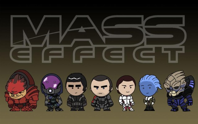 Chibi Mass Effect - 1024x640 Wallpaper - teahub.io