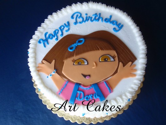Dora Birthday Cake With Name - 1024x768 Wallpaper - teahub.io