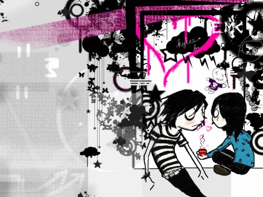Of Emo Wallpapers - Emo Theme - 1024x768 Wallpaper - teahub.io