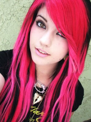 Emo Girl With Pink Hair - 768x1024 Wallpaper - teahub.io