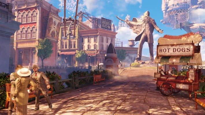 Infinite - Flying City Bioshock - 1100x619 Wallpaper - teahub.io