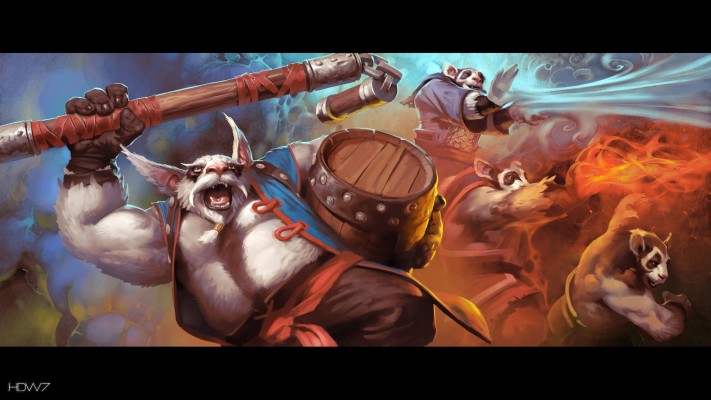 Dota 2 Mangix The Brewmaster Widescreen Hd Wallpaper - Dota Brewmaster ...