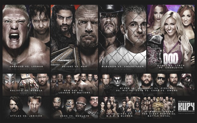 Wrestlemania - Wrestlemania 32 Matches - 1440x900 Wallpaper - teahub.io