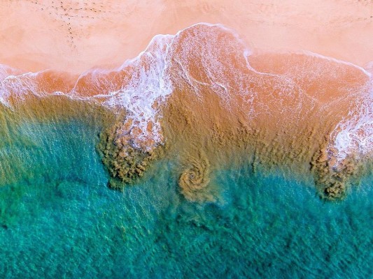 Place Where Desert And Sea Meets - 1024x768 Wallpaper - teahub.io