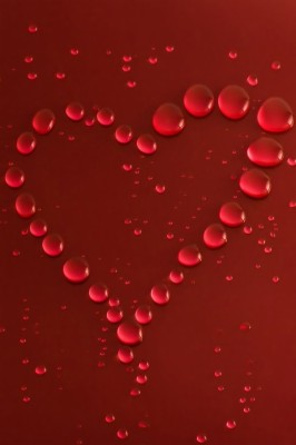 Full Red Heart Wall Paper - 640x960 Wallpaper - teahub.io