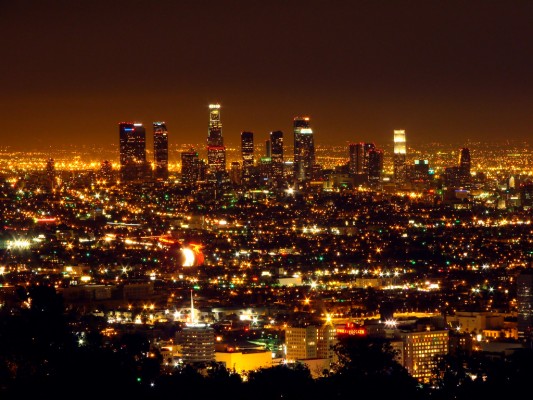 La Night Time View - 1024x768 Wallpaper - teahub.io