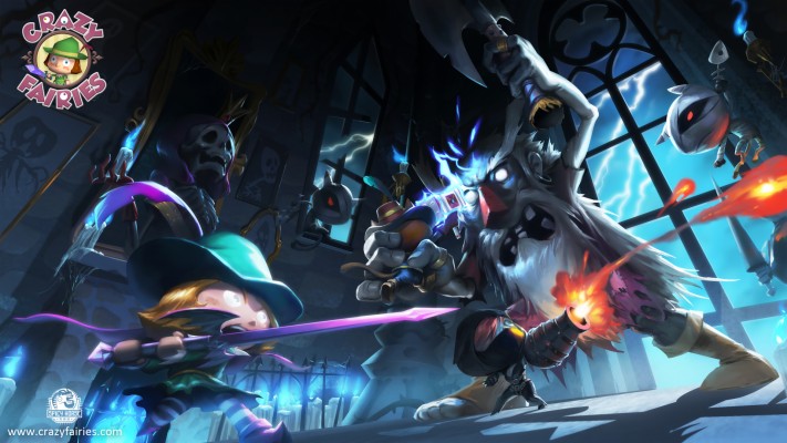 Fairy Children Fighting Over Cherries Wallpaper Hd - Cute Fairy Hd ...