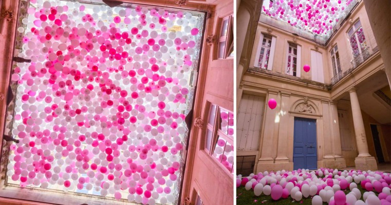 Cherry Blossom Installation - 1200x630 Wallpaper - teahub.io