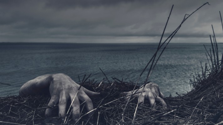 Hands Cliff And Beach Dark View - 1920x1080 Wallpaper - teahub.io