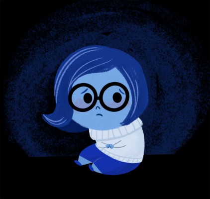 Sadness Concept Art - Sadness Inside Out Character Design - 2560x1656 ...
