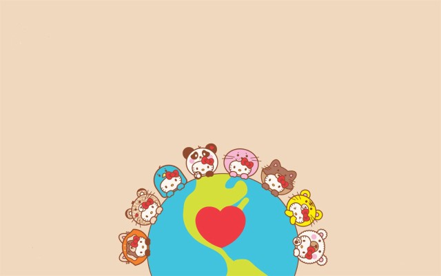 Hello Kitty Wallpaper Minimalist - 1680x1050 Wallpaper - teahub.io