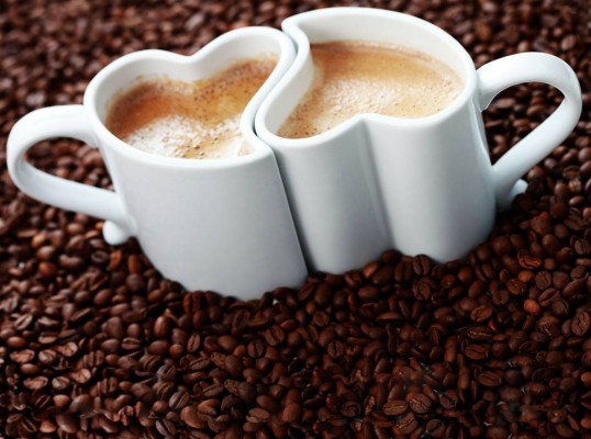 Two Love Heart Coffee Cups - 1920x1080 Wallpaper - teahub.io
