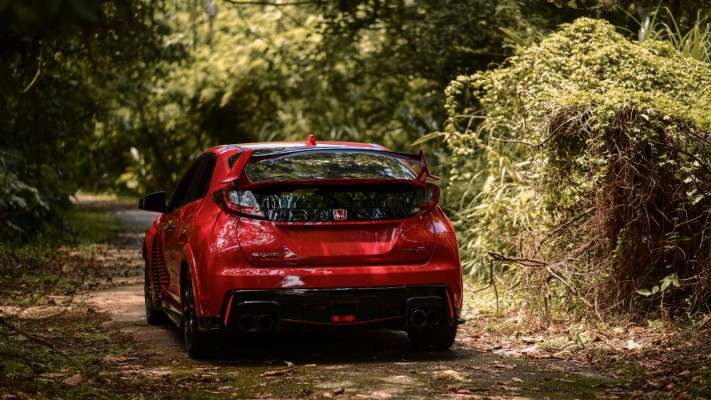 Wallpaper Honda Fk2, Honda, Car, Red, Front View, Parking, - Honda ...