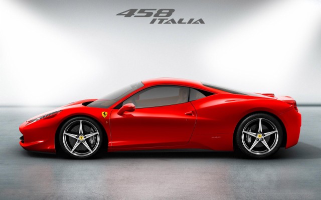 Hd Fire Red Ferrari 458 Italia Wallpaper - Ferrari 458 Italia Side ...