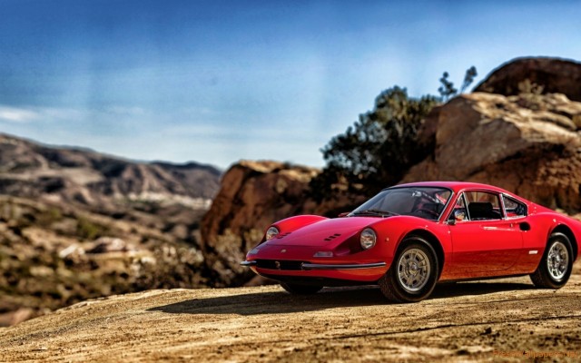 Ferrari Dino, Red, Hd, 4k, Swiss Classic World - Ferrari Dino 246 Gt 4k ...