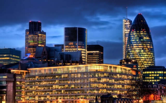 Building In London At Night - 1920x1200 Wallpaper - teahub.io