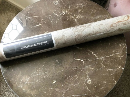 Graham And Brown Ultimate Flock Wallpaper Llewelyn - Wood - 1536x1536 ...