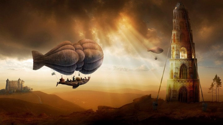 Fantasy Air Balloons - 1600x900 Wallpaper - teahub.io