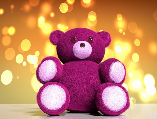 Teddy, Bear, Pink, Scary, Cute, Stuffed, Animal, 3d, - Cute Pink Teddy ...