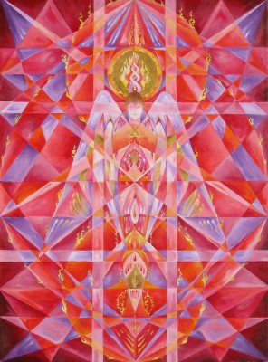 Saint Michael Archangel Abstract Paintings - 667x900 Wallpaper - teahub.io