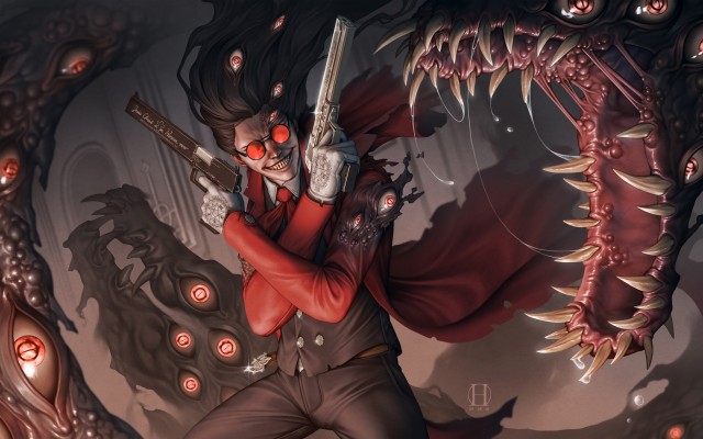 Hellsing, Alucard, Vampire, Monsters - Hellsing Art - 1920x1200 ...