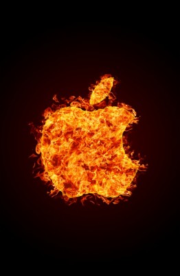Apple Fire Logo Png - 671x1024 Wallpaper - teahub.io