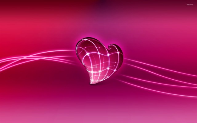 Pink Heart Live Wallpaper - Pink Digital - 1920x1200 Wallpaper - teahub.io