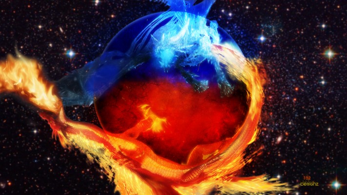 Fire And Ice Planets - 1920x1080 Wallpaper - teahub.io