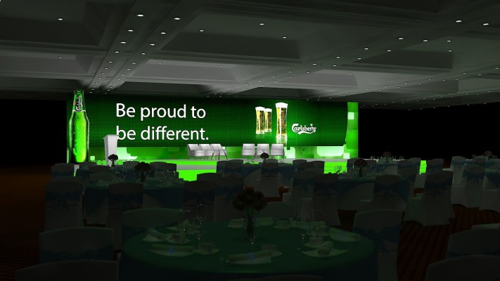 Green Stage Design For Conference - 1600x900 Wallpaper - teahub.io