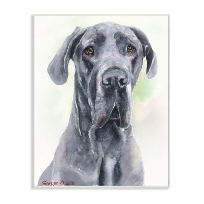 Great Dane Watercolor Painting - 1000x1000 Wallpaper - teahub.io