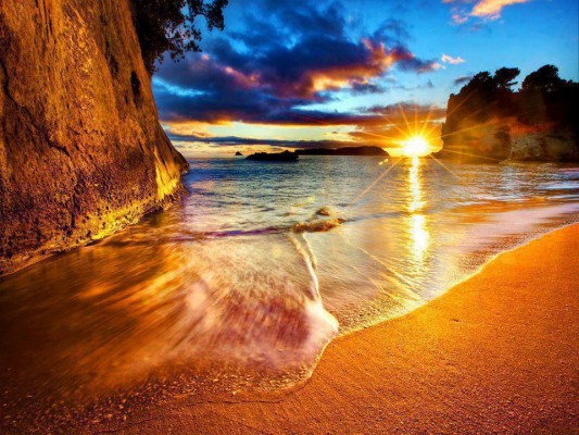 Sun Rising On Beach - 960x720 Wallpaper - teahub.io